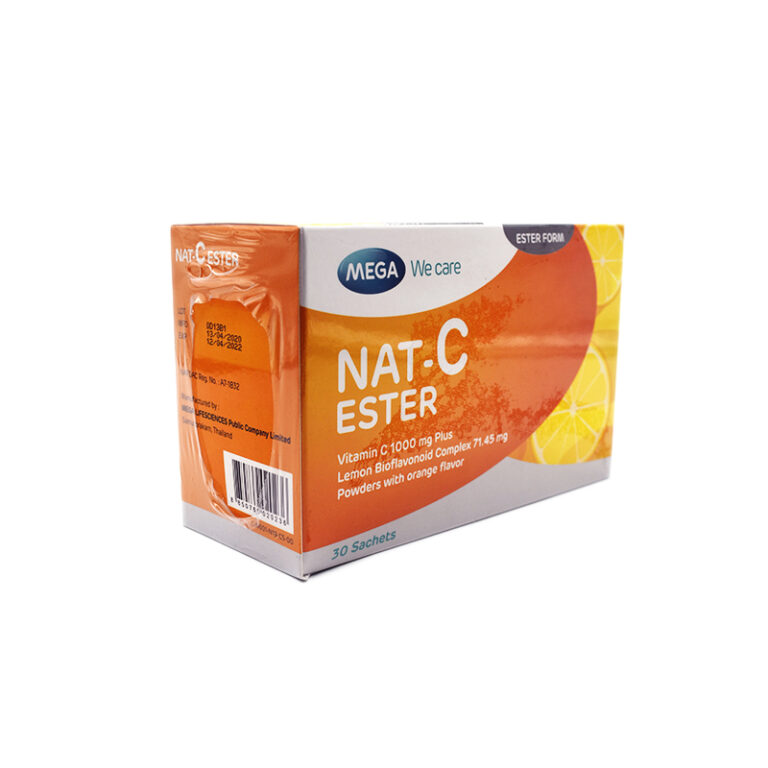 Mega Nat-C Ester 1000mg Vitamin C - Now On Super