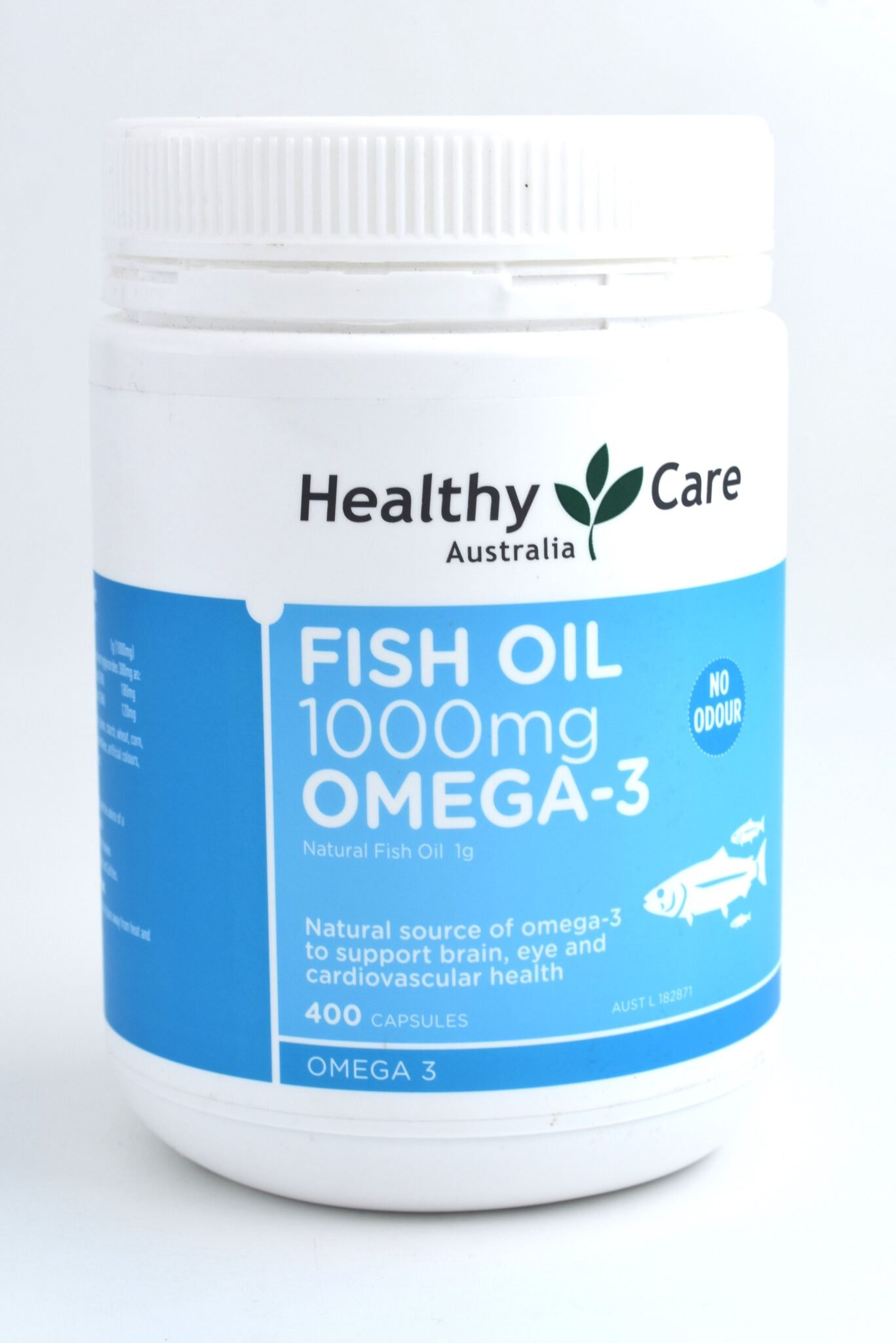 Healthy Care Fish Oil 1000mg Omega-3 - 400 capsules - Now On Super