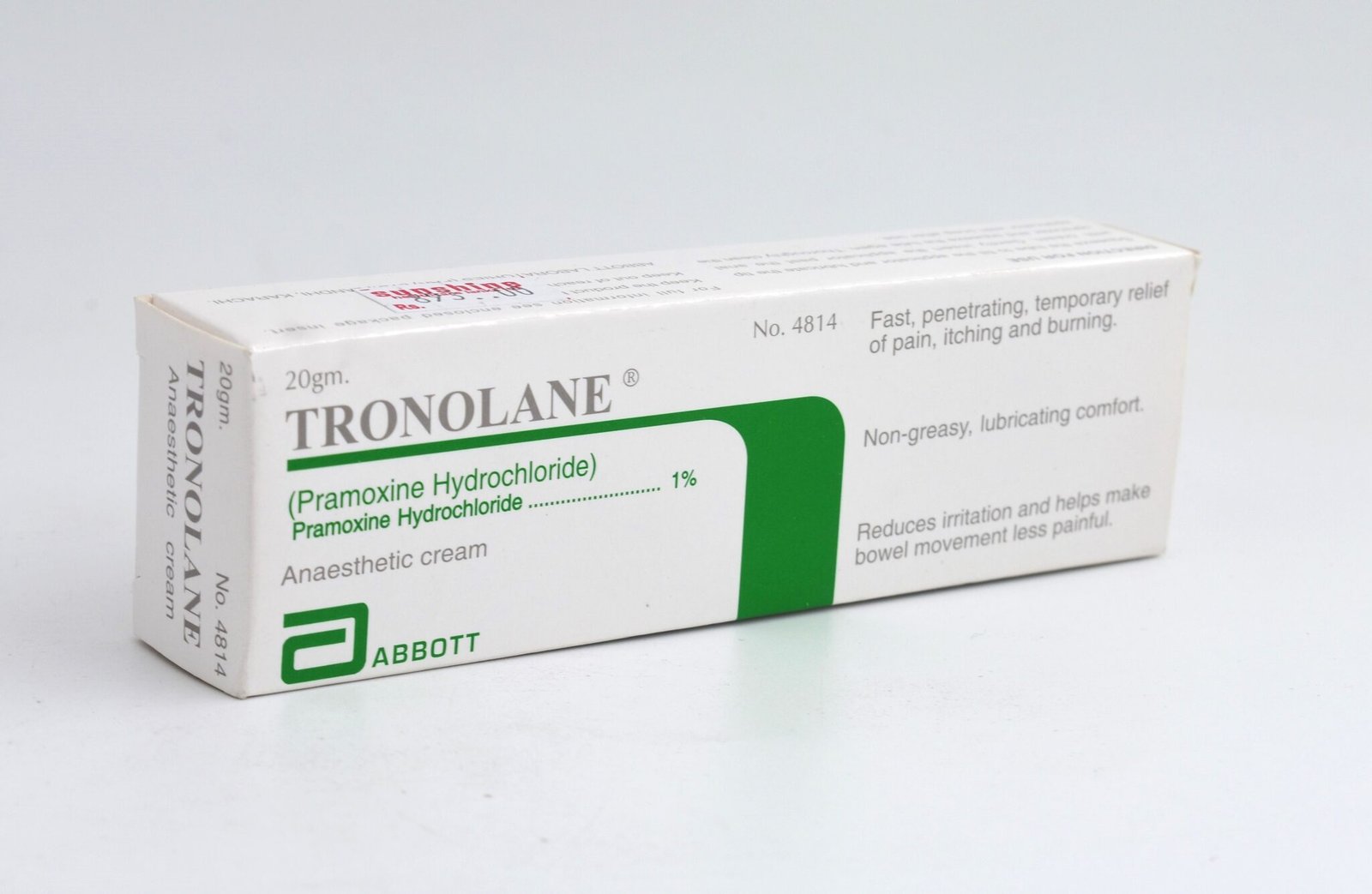 TRONOLANE CREAM 20G (preparation H) Manufactured USA - Now On Super