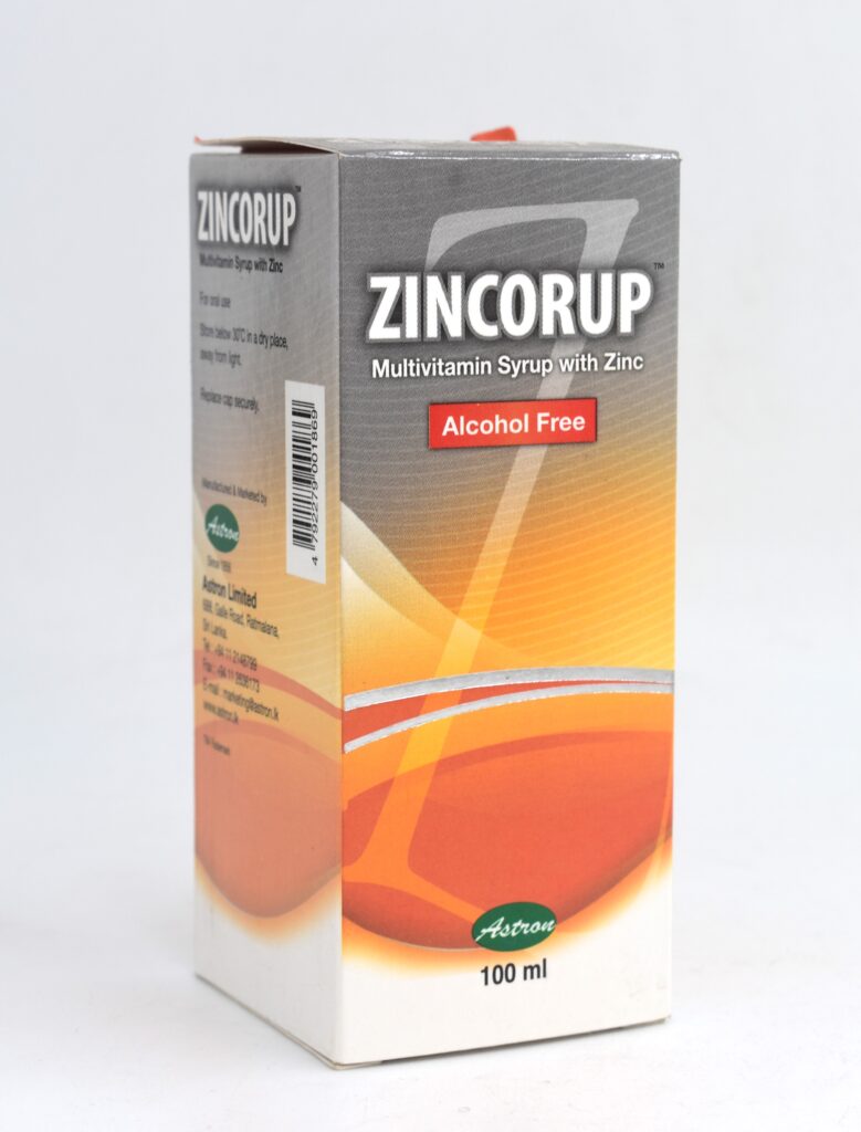 Zincorup Multivitamin Syrup with Zinc - Now On Super