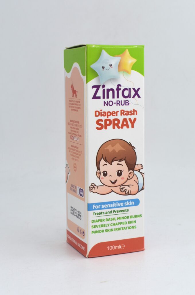 Zinfax diaper rash Spray 100ml - Now On Super