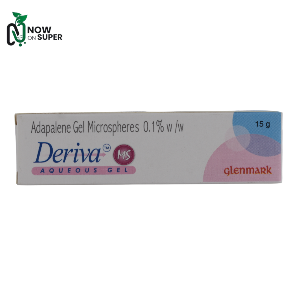 Deriva Aqueous Gel 15g Adapalene Gel Microspheres 0.1% - Now On Super