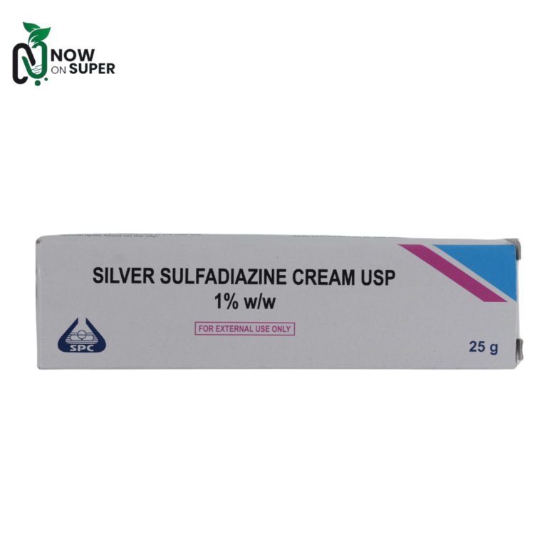 Silver Sulfadiazine Cream USP 1% 25g - Now On Super