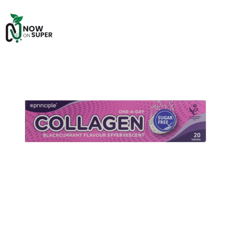 Collagen Sugar free Blackcurrant flavour effervescent 20 Tablets - Now ...